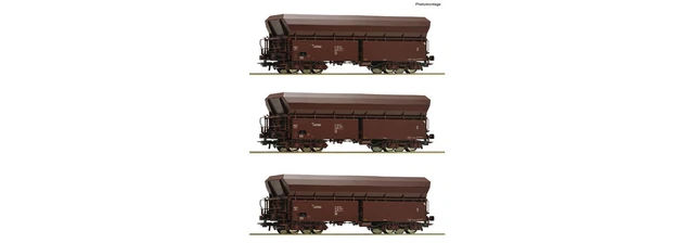 ROCO H0 77037 Selbstentladewagen-Set der PKP Cargo EUR 79,89 - PicClick DE