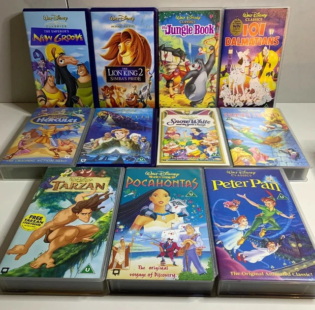 DISNEY 11 X VHS Video Job Lot Bundle Collectable EUR 27,46 - PicClick FR