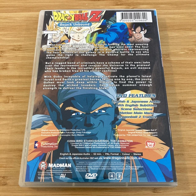 DRAGON BALL Z: Bojack Unbound (1993) | Australian PAL Region 4 DVD ...