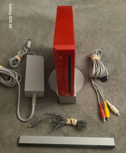 NINTENDO WII SUPER Mario Bros 25th Anniversary Limited Edition Red ...