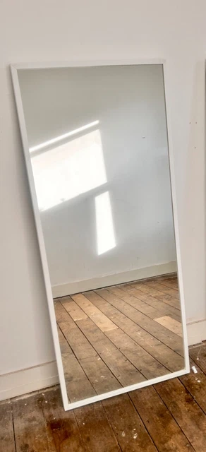 IKEA STAVE 160 cm x 70 cm Full Length Wall Mirror - White Frame £30.00 ...