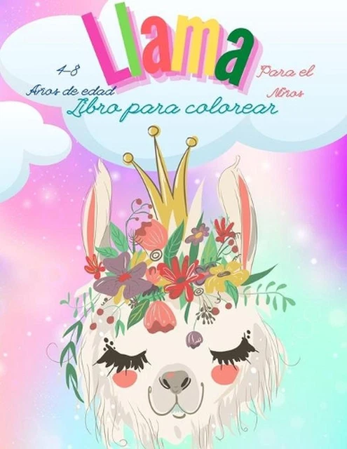 LIBRO PARA COLOREAR de llamas para nios: Divi?rtete con impresionantes ...