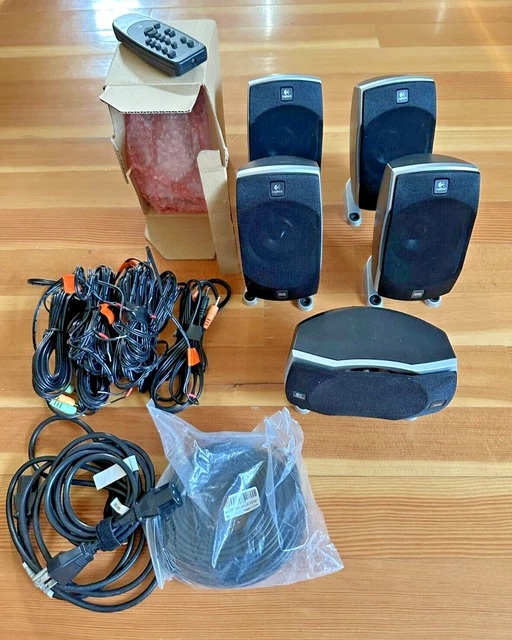 LOGITECH Z-5500 5-1 Surround Sound Computer Speaker System - No ...