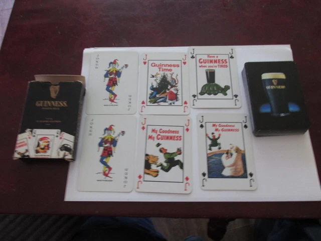 GUINNESS POSTER DECK Playing Cards Featuring 12 Classic Guinness Images ...