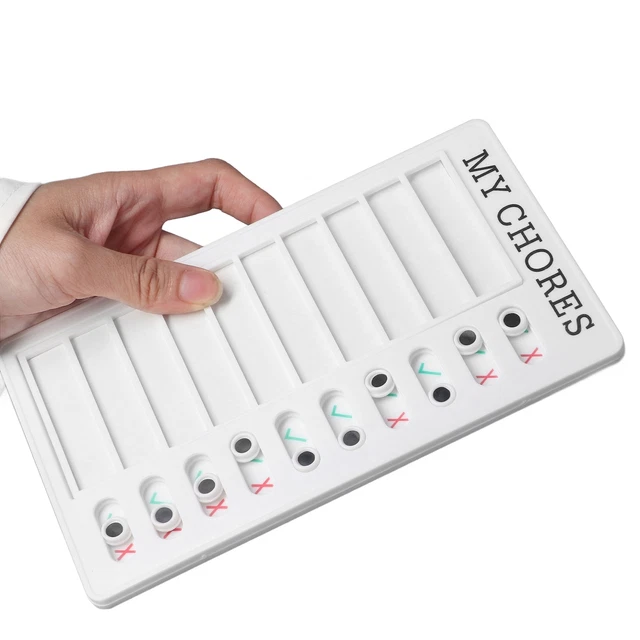 CHORE CHART MEMO Checklist Board Portable Checklist Board DIY Production 4pcs $26.68 - PicClick AU