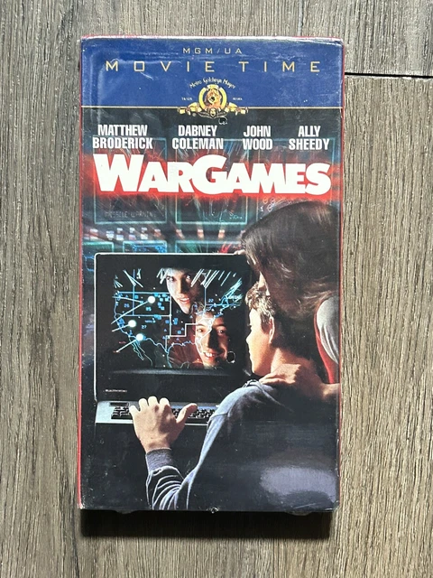 VHS MOVIE WAR Games MGM/UA Movie Time Matthew Broderick Cold War scellé ...