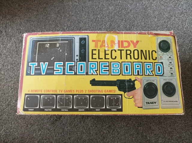 TANDY ELECTRONIC TV Scoreboard fully working vintage 1970s £12.99 ...