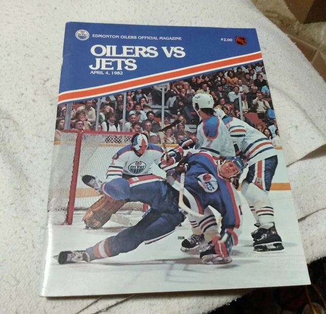 1981-82 EDMONTON OILERS vs Winnipeg Jets Program $9.99 - PicClick CA