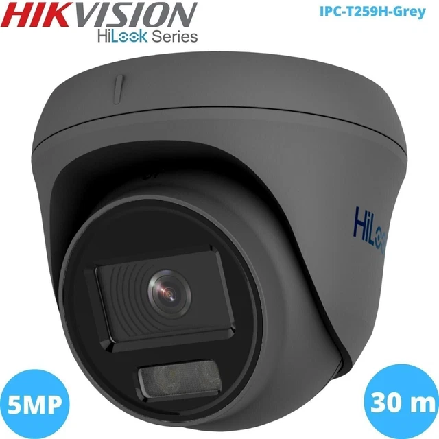 HIKVISION COLORVU 5MP Grey Ip Cctv Camera Poe Outdoor 2.8Mm Colour ...
