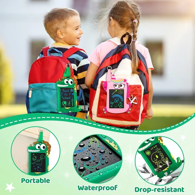 ONKELYIM PORTABLE LCD Writing Tablet for Kids, Colorful Doodle Board ...