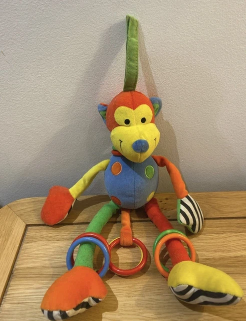 JELLYCAT JELLYKITTEN HOOPY Loopy Rattle Monkey Soft Toy Plush £9.19 ...