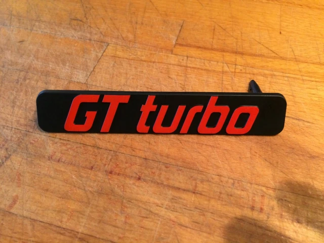 RENAULT SUPER 5 Gt Turbo Grille Red Gt Logo Phase 1 £26.79 - PicClick UK