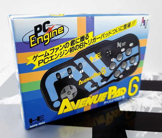 PC ENGINE AVENUE Pad 6 Button Controller PCエンジン AUTHENTIC NAPD-1002 ...