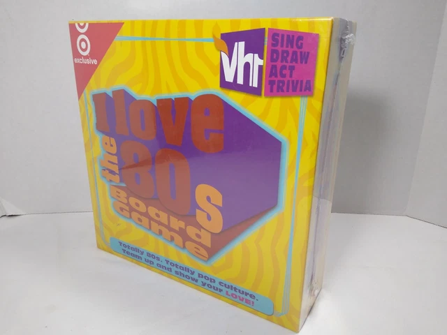 VH1 I LOVE The 80s Board Game Target Exclusif Nouveau Draw, Act, Sing ...