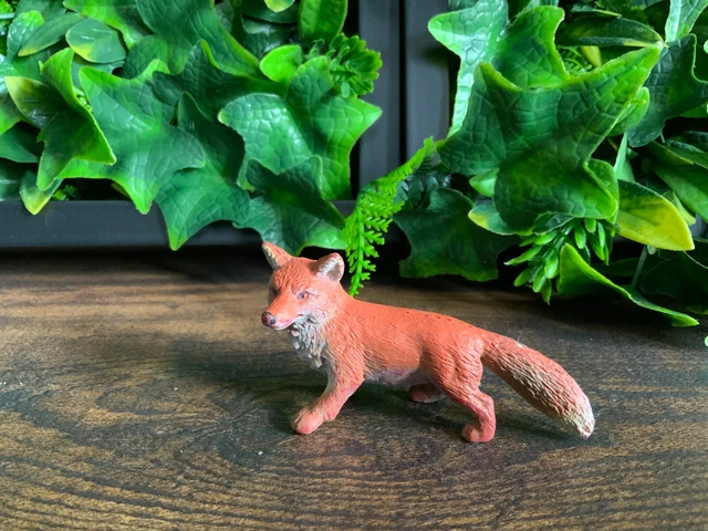 SCHLEICH 14212 FOREST Animal Fox Red Fox 1990 HTF Vintage £6.24 ...