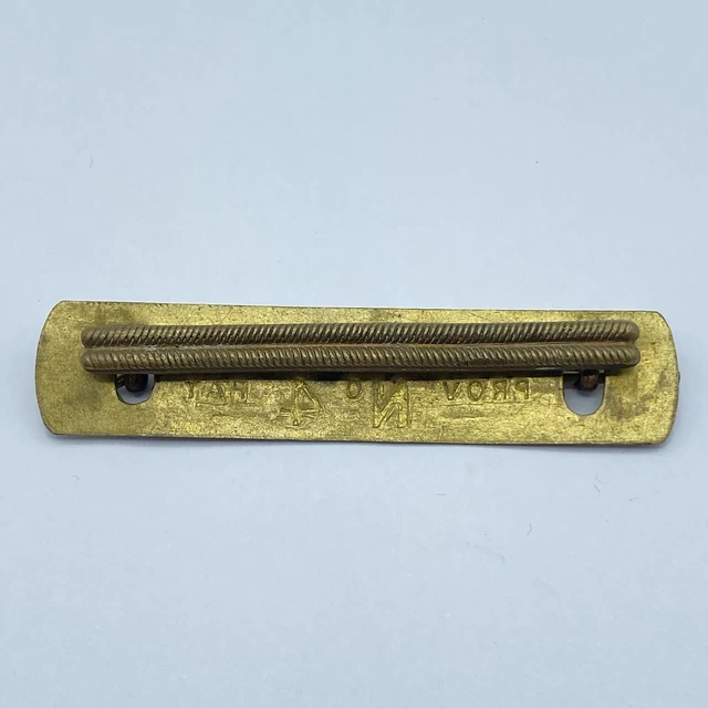 WW1 WOUNDED STRIPE No 4 Vintage Brass Badge Wounded In Service Badge ...