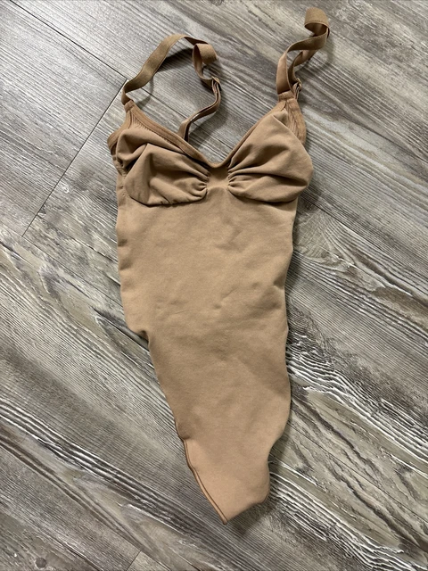 NEW SKIMS SHAPE-WEAR Seamless Sculpting Thong Bodysuit X-Small Sienna ...