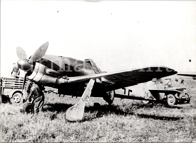 S735 FOTO WEHRMACHT Archiv Repro Luftwaffe Flugzeug Fw190 NSGr.9 ...