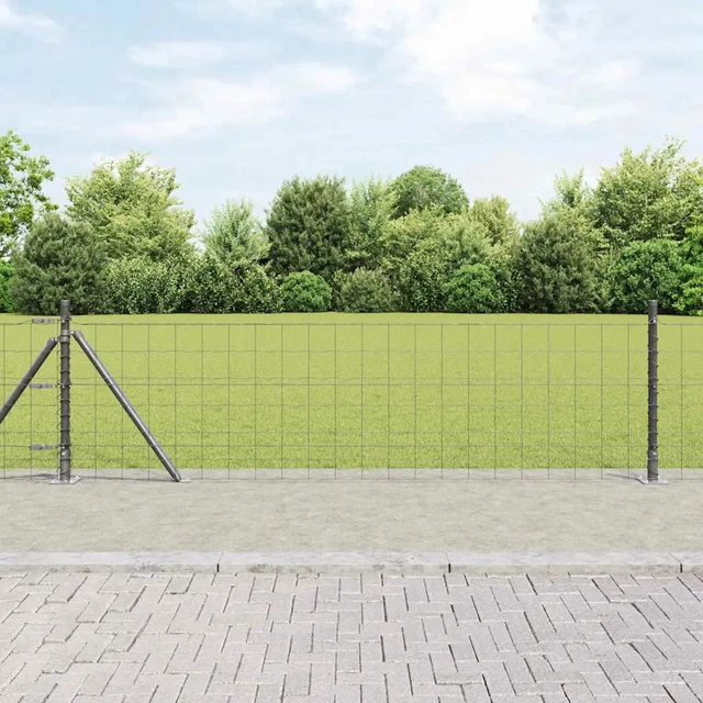 ZAUN MIT PFOSTEN Outdoor-Zaun Garten Grenzen Terrassenschutz Moderner ...