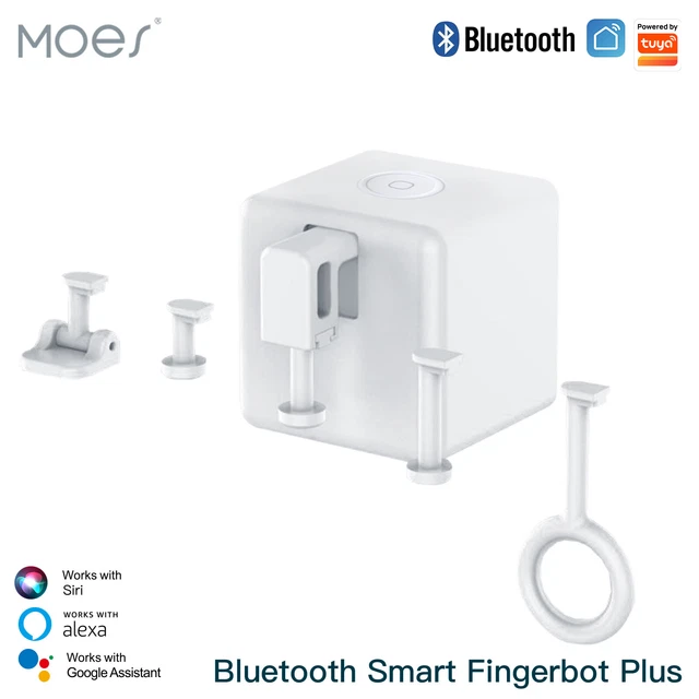 MOES BLUETOOTH SMART Fingerbot Button Pusher Wireless Switch Alexa ...