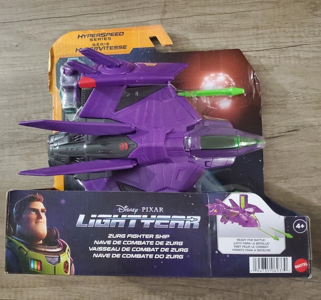 DISNEY PIXAR LIGHTYEAR Zurg Fighter Ship MIB Mattel 2022 £22.67 ...