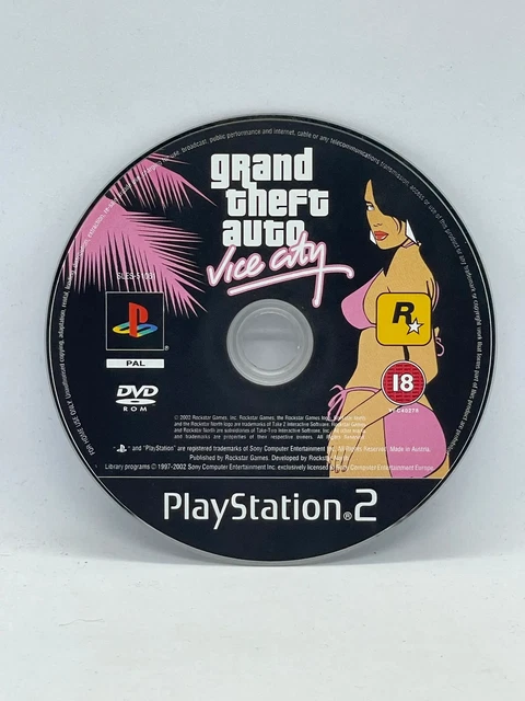 GRAND THEFT AUTO Vice City PS2 PAL CD FR EUR 21,99 - PicClick FR