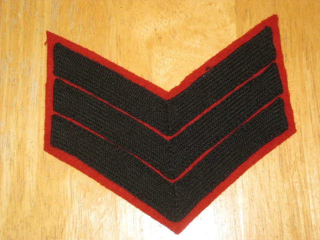 CANADIAN ARMY RANK Badge Sergeant nice 1950's Rifle Regiments $3.49 ...