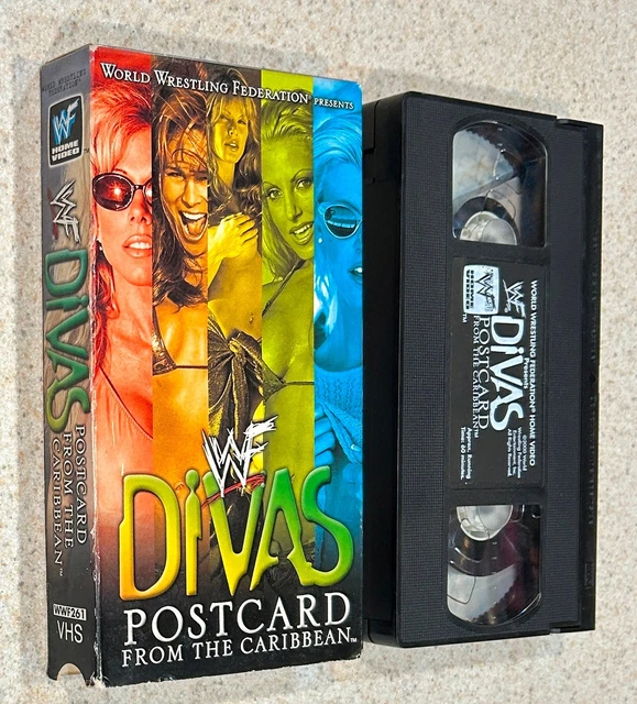 WWF -- DIVAS Postcard Fron The Caribbean VHS (2000) -- Trish Stratus £7 ...