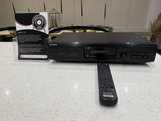 SONY MDS-JE330 MINI Disc MD Player & Recorder Hifi Separate Tested ...