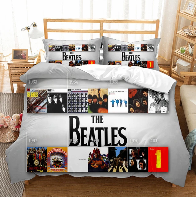 SET 3D BEDDING The Beatles Duvet Cover Quilt Cover Pillowcase Single ...