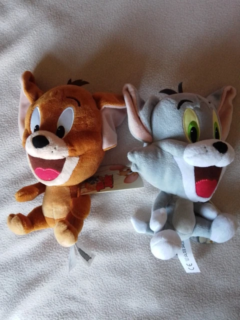 TOM & JERRY Big headz original soft toy plush mouse and day x 2 £4.50 ...