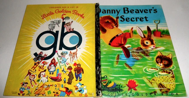 WALT DISNEY A Little Golden Book: DANNY BEAVER'S SECRET #107 $45.95 ...