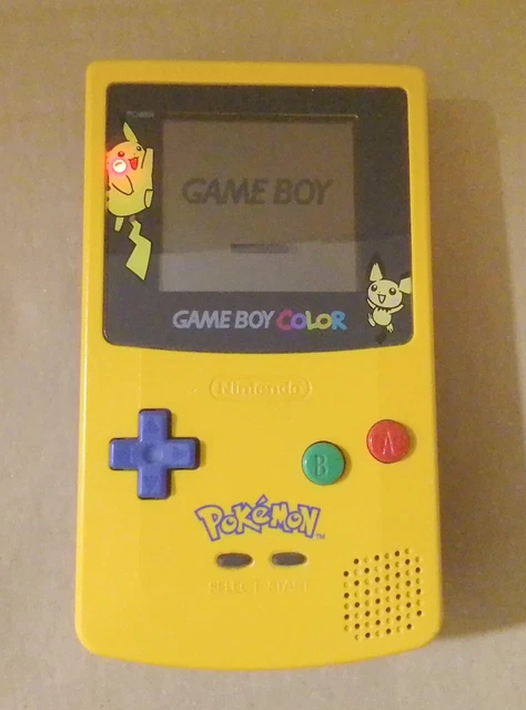 NINTENDO GAME BOY Color Pokemon Pikachu Pichu Special Edition Genuine ...