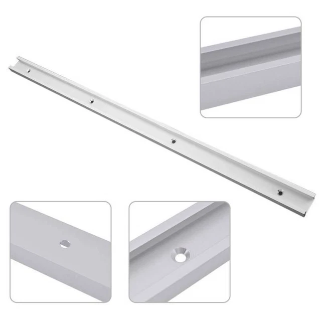 ALU C-PROFIL 40CM ELOXIERT Aluminium Laufschiene Profil Schiene M8 EUR ...