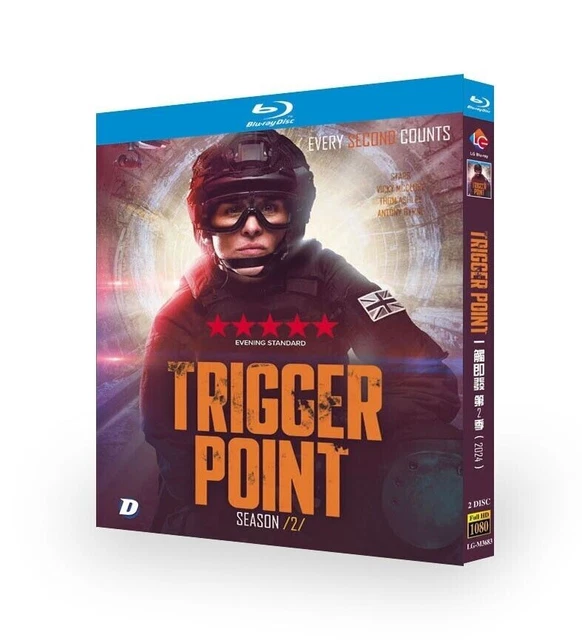 TRIGGER POINT:SEASON 2 2024 TV Series Blu-Ray DVD BD 2 Disc All Region ...