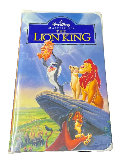THE LION KING VHS Disney Walt Disney Masterpiece Clam Shell Collectible ...