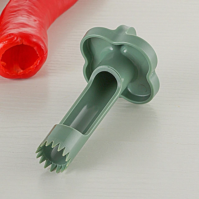CUCUMBER JALAPENO PEPPER Corer Core & Chili Remover Plastic Kitchen ...