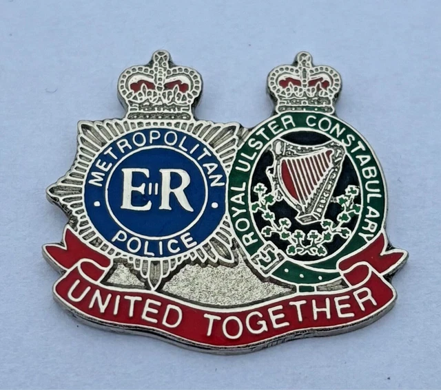 METROPOLITAN & RUC POLICE TOGETHER ROYAL ULSTER CONSTABULARY PSNI irish ...