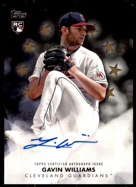 2024 TOPPS BASEBALL Stars Autografi Oro Gavin Williams RC Auto 45/50 ...