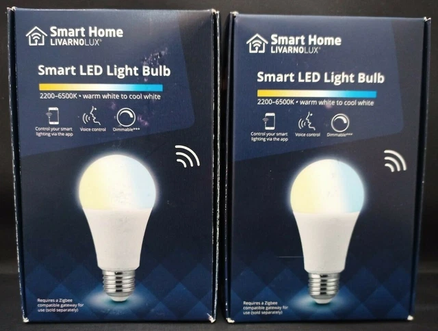 E27 SMART HOME Livarno Lux Warm to Cool White LED Light Bulb ZigBee 6.50 PicClick UK
