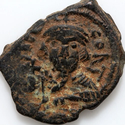 BYZANTINE COIN AE follis Constans II circa 641-668 AD, uncertain mint £ ...