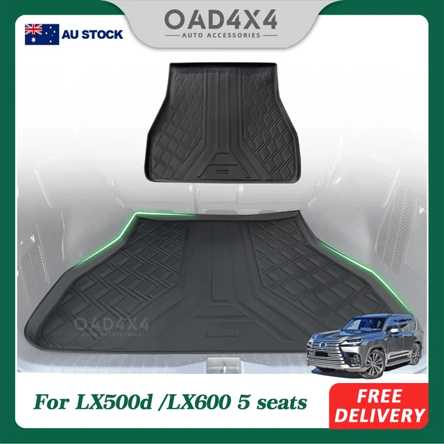 3D TPE CARGO Mat for Lexus LX500d LX600 5Seats 2021-Onwards Boot Liner ...