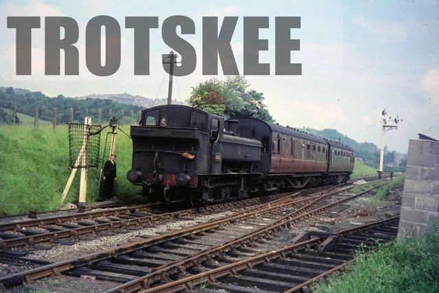 35MM SLIDE BR British Railways Steam Loco Class 1600 1665 Pontardulais ...