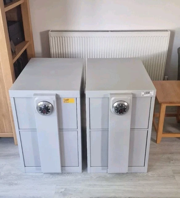 CHUBB MANIFOIL MKIV Combination Lock 2 Drawer Cabinets X2 Limited Stock ...