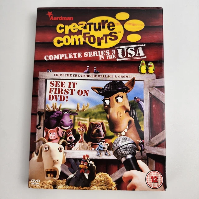 CREATURE COMFORTS COMPLETE Series 3 In The USA DVD Region 2 $16.99 ...