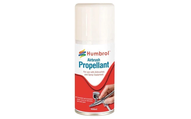 HUMBROL AIRBRUSH POWER Pack All Purpose Air Propellent Paint Spray Gun ...