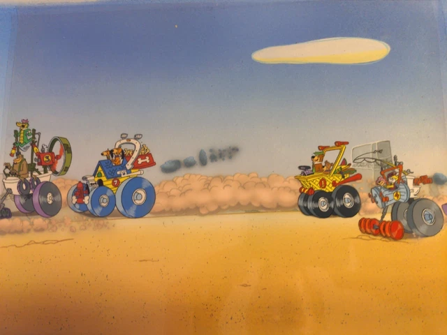 WACKY RACES ANIMATION cel Hanna-Barbera cartoons Yogi Bear wally ...