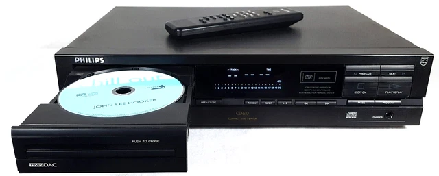 VINTAGE LECTEUR CD Hifi Philips Cd 610 - 1990 - High Resolution Twin ...