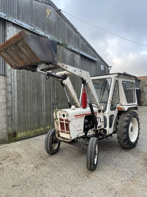 DAVID BROWN 885 loader tractor £6,300.00 - PicClick UK