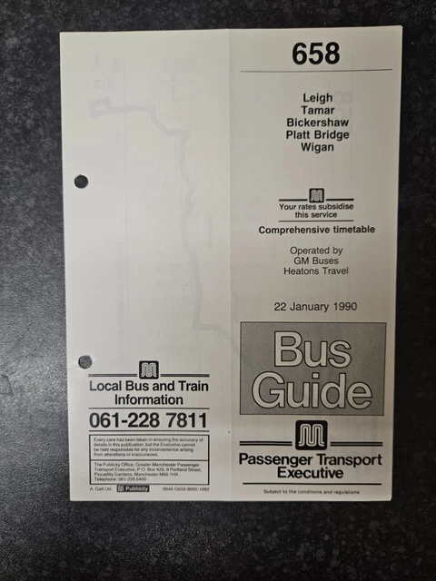 GM BUSES TRANSPORT Timetable Bus Leaflet PTE ABJXA1.79 £3.50 - PicClick UK